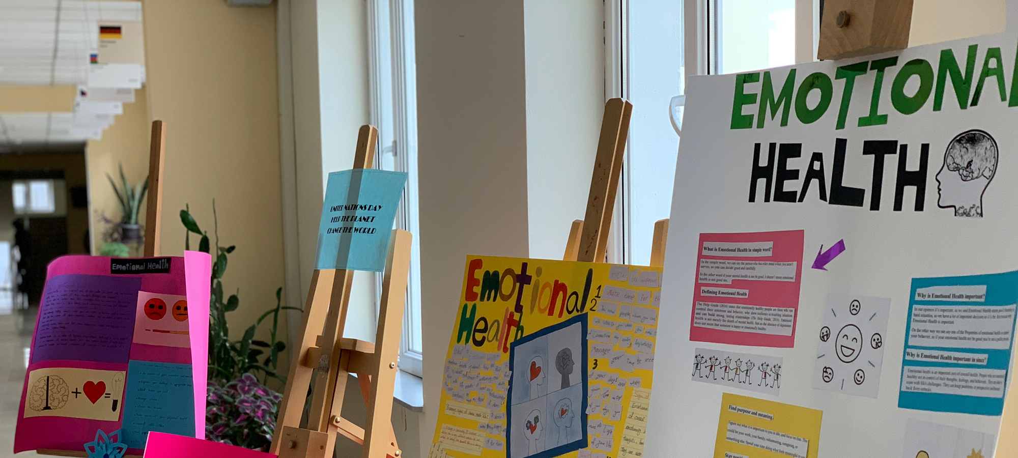 Posters dedicated to the UN Day - EUROPEAN SCHOOL